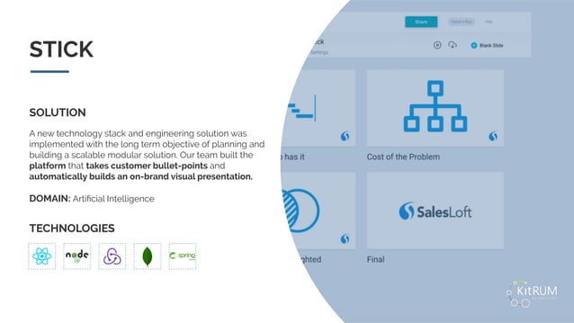 KitRUM: react.js cases | PPT