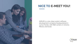 KitRUM: react.js cases | PPT