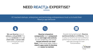KitRUM: react.js cases | PPT