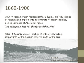Kitselas Historic Timeline | PPTX