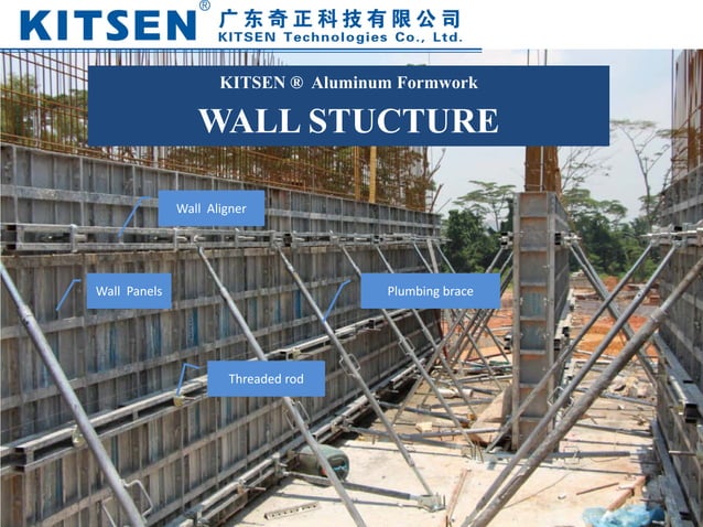 Kitsen Aluminum Formwork -Monolithic Pouring | PDF | Civil Engineering ...