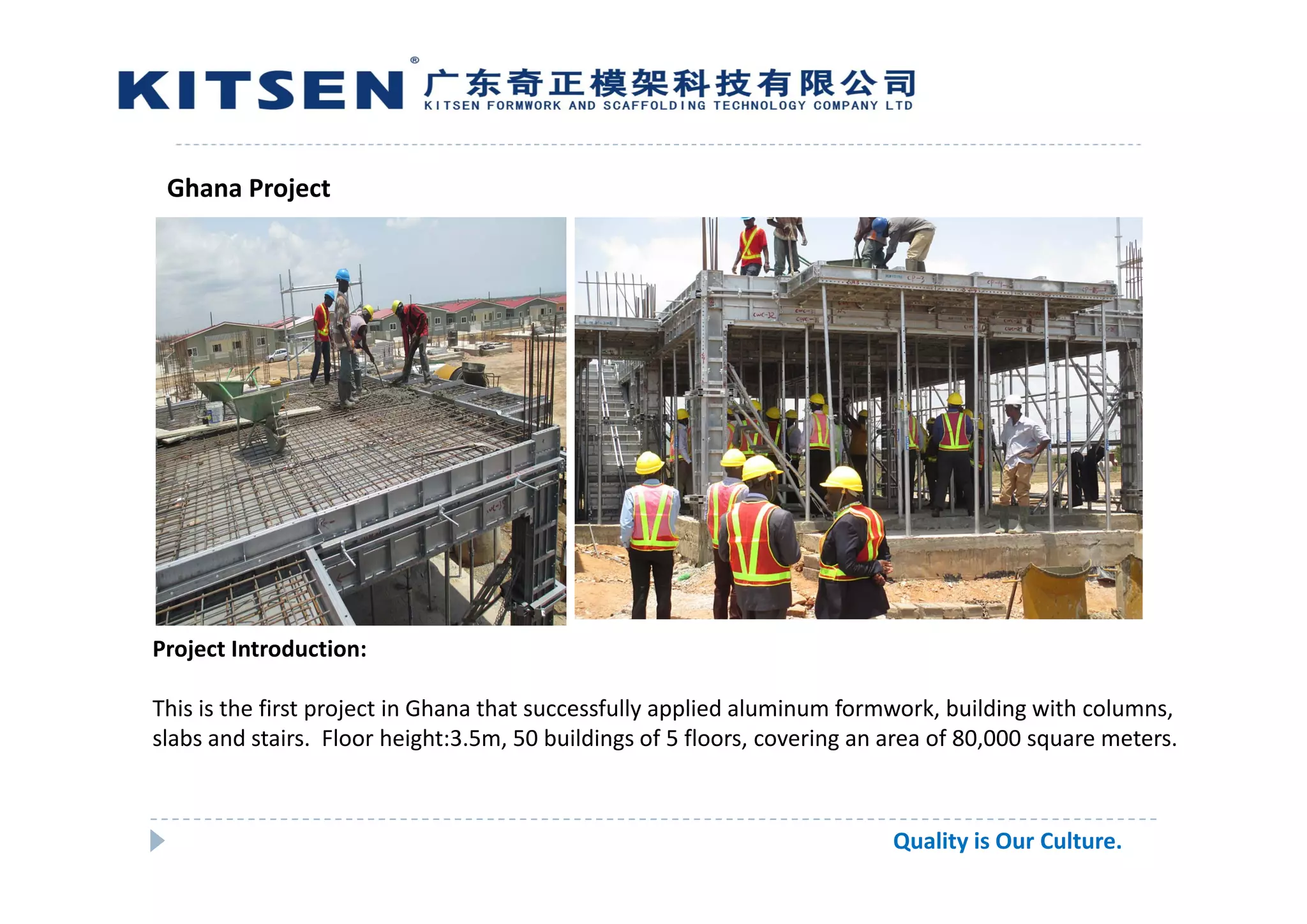 Kitsen aluminum formwork system | PDF