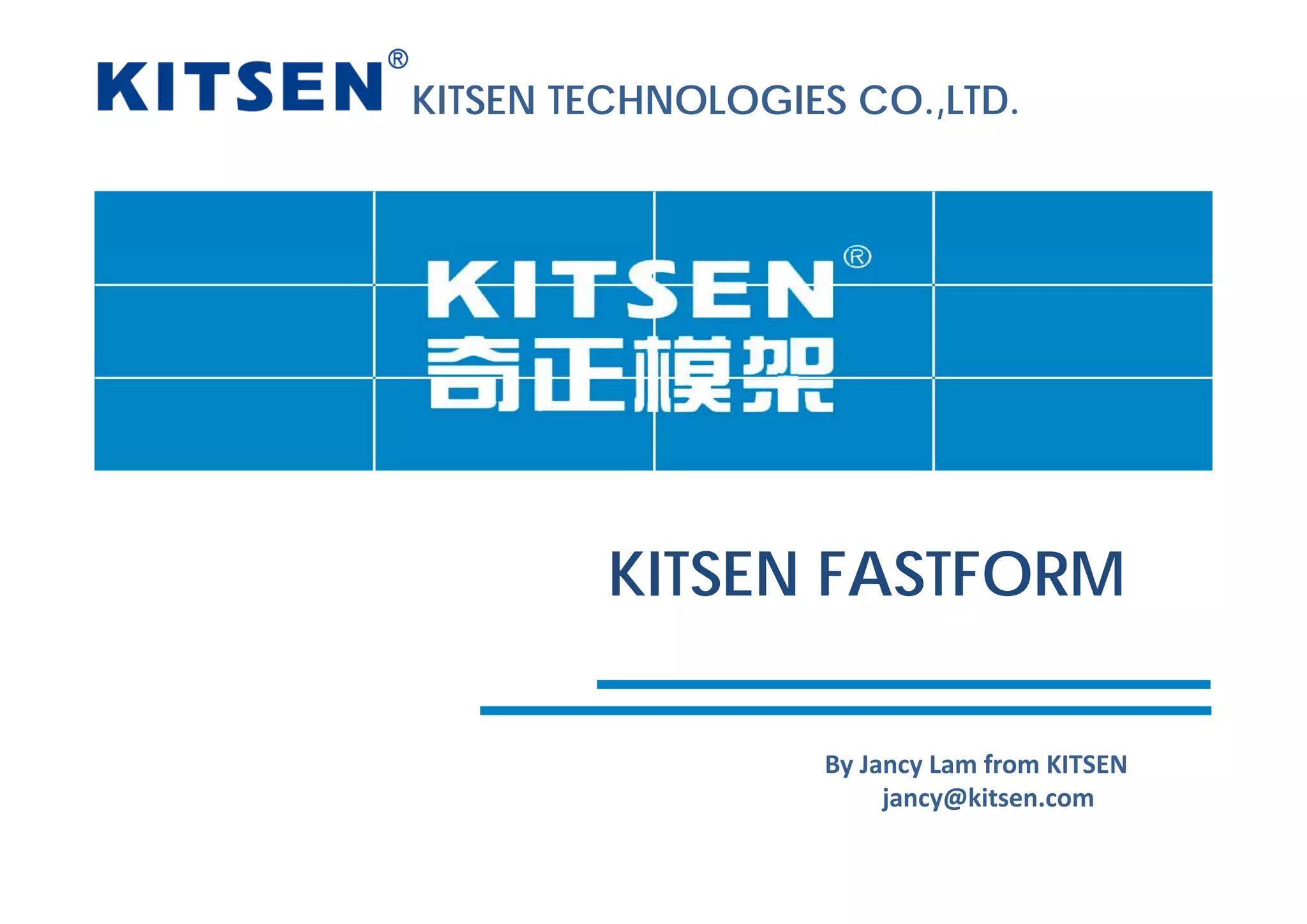 KITSEN Top-rated Slab Formwork (Fastform) | PDF