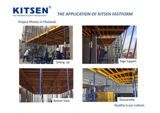 KITSEN Top-rated Slab Formwork (Fastform) | PDF