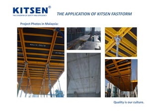 KITSEN Top-rated Slab Formwork (Fastform) | PDF