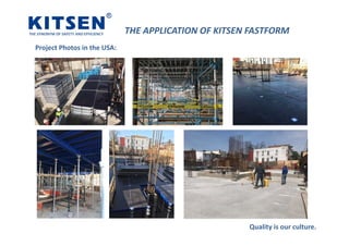 KITSEN Top-rated Slab Formwork (Fastform) | PDF