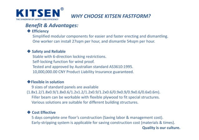 KITSEN Top-rated Slab Formwork (Fastform) | PDF | Woodworking | Arts ...