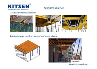 KITSEN Top-rated Slab Formwork (Fastform) | PDF