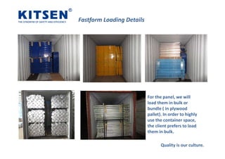 KITSEN Top-rated Slab Formwork (Fastform) | PDF