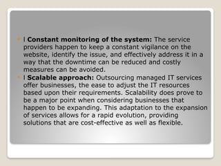KITSPL-Understanding managed IT services. | PPTX
