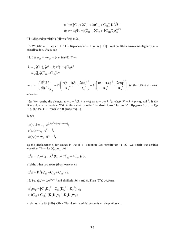 Kittel c. introduction to solid state physics 8 th edition - solution manual | PDF