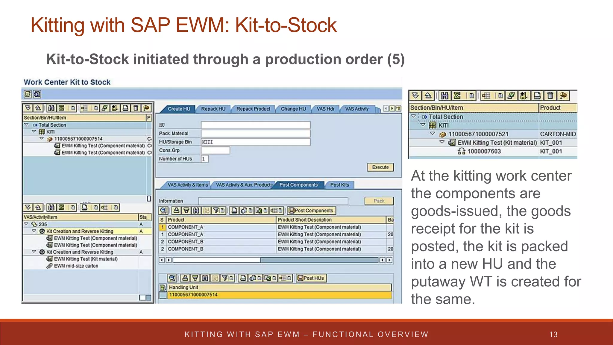 Kitting with SAP EWM | PPTX