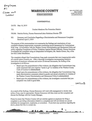 Kitty Jung Washoe County Investigation Reports | PDF