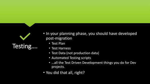 Migrating Data and Databases to Azure | PPTX