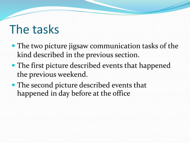 Focused communication tasks and second language acquisition | PPT