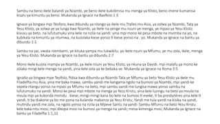 Kituba - The Precious Blood of Jesus Christ - Menga ya Mfunu ya Yezu ...