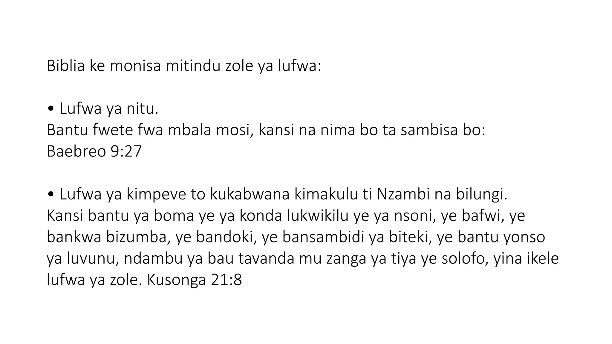 Kituba Soul Winning Gospel Presentation - Only JESUS CHRIST Saves.pptx