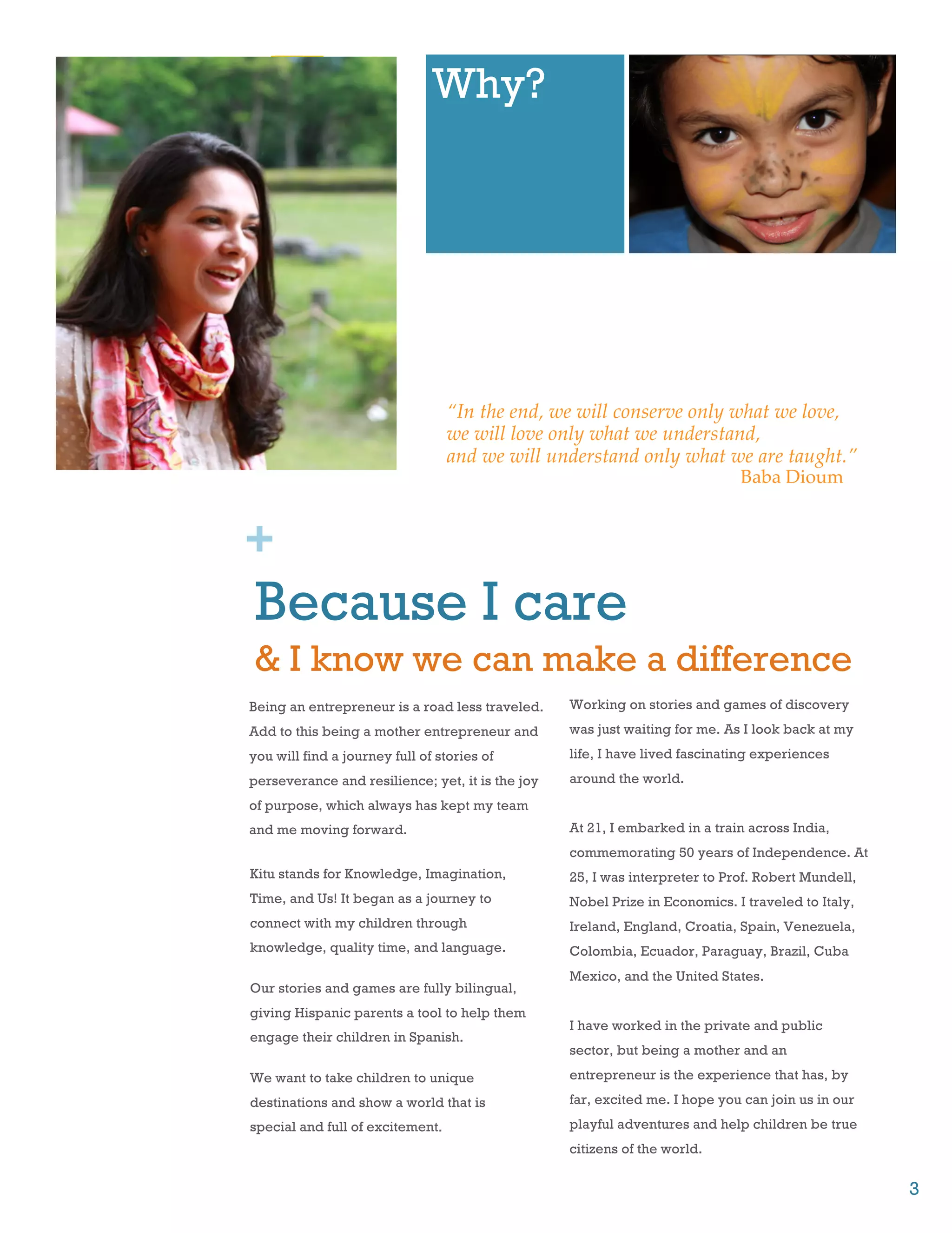 Kitu kids brochure | PDF