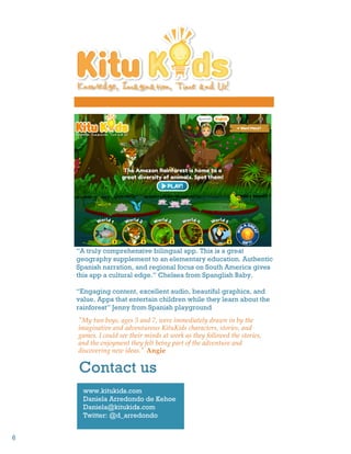 Kitu kids brochure | PDF | Family/Children | Genres