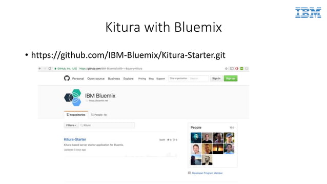 Server Side Swift with Kitura@IBM by Sangeeth K Sivakumar | PPT
