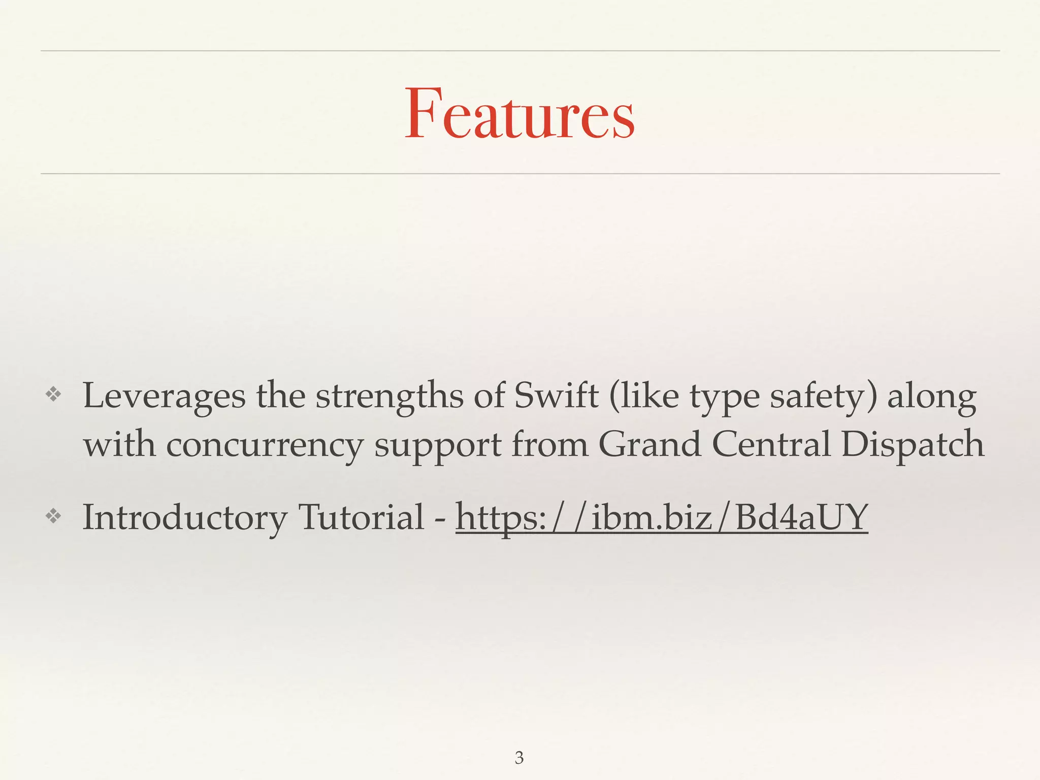 Kitura swift IBM | PPT