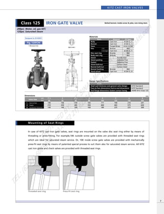 Cast Iron Valves | PDF