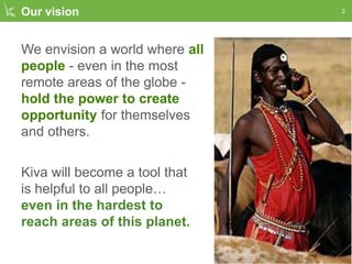 Kiva Presentation at the KWS Forum in Montréal | PPT