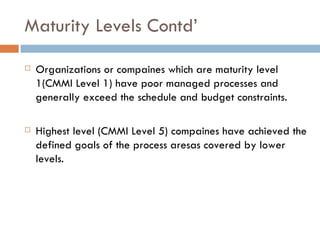 Kivanc Kanturk Swe550 Fall2010 Capability Maturity Model Integration ...