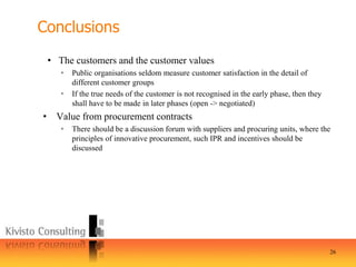 Kivistö et al_innovative procurement processes | PPT