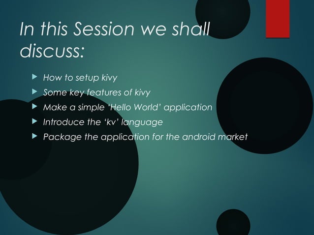 Kivy - Python UI Library for Any Platform | ODP