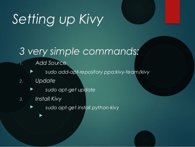 Kivy Python Ui Library For Any Platform