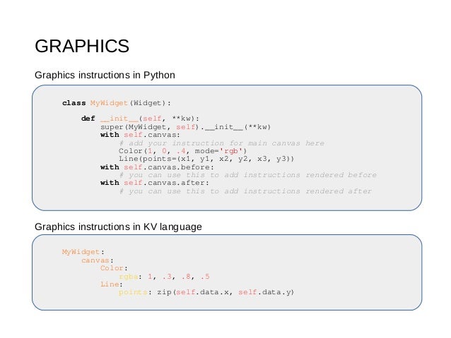 Kivy Talk Python Meetup Innsbruck 2017.04.25