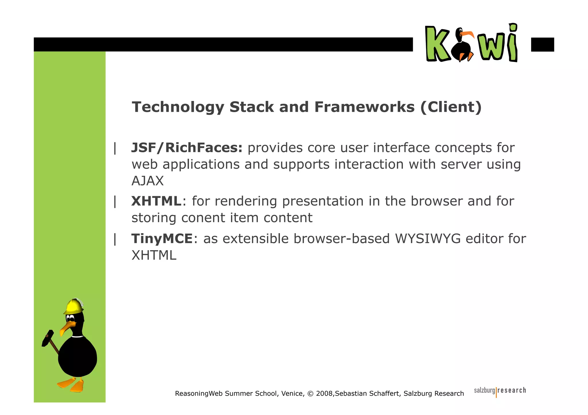 Presentation for Reasoning Web Summer School 2008 | PPT