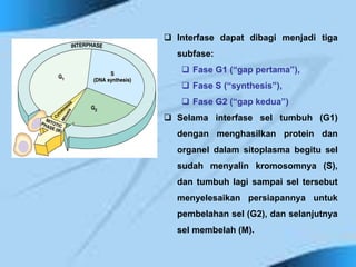 Kelas 9 SMP IPA Materi PEMBELAHAN sel mitosis dan meiosis | PPT