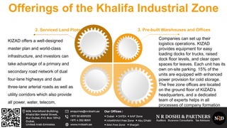 All about KIZAD | Khalifa Industrial Zone, Abu Dhabi | PPTX