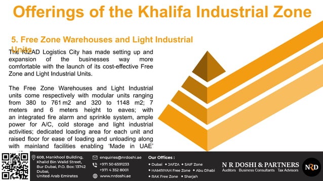 All about KIZAD | Khalifa Industrial Zone, Abu Dhabi | PPT