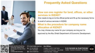 All about KIZAD | Khalifa Industrial Zone, Abu Dhabi | PPT