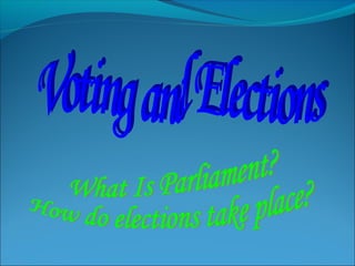 ppt on procedure of elections. | PPT