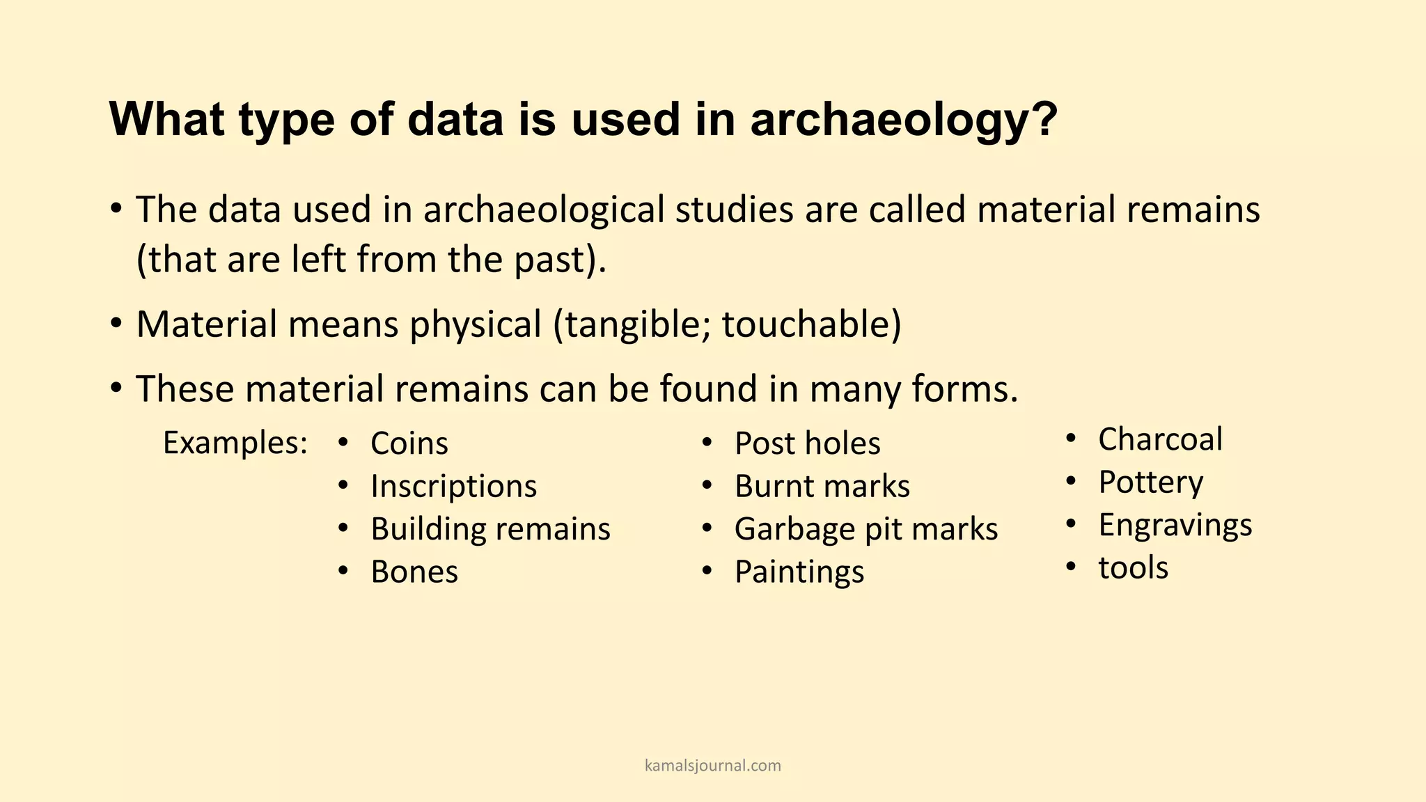 What is Archaeology? | PPT