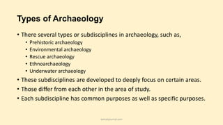What is Archaeology? | PPT