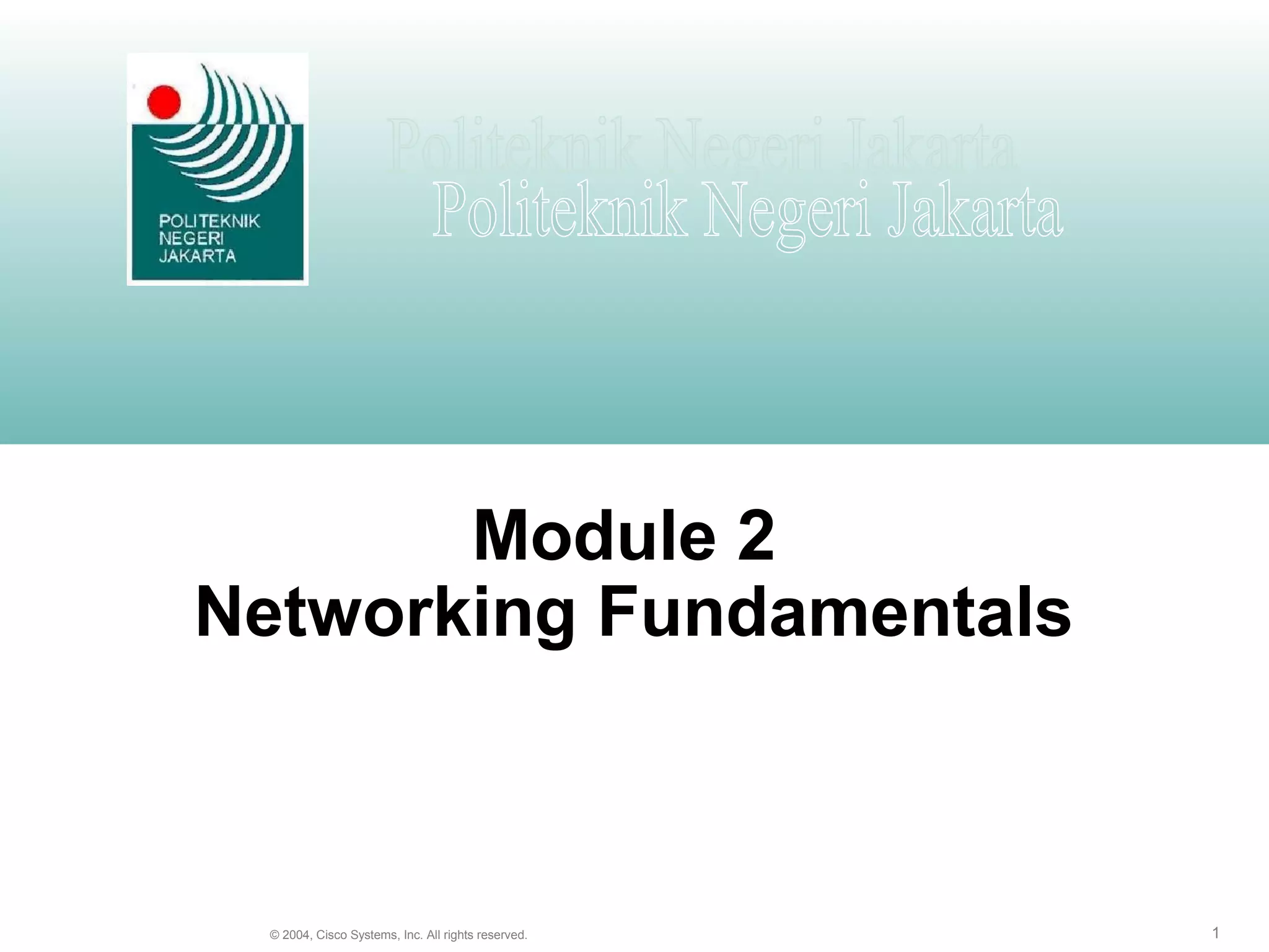 Cisco CCNA module 2 | PPT