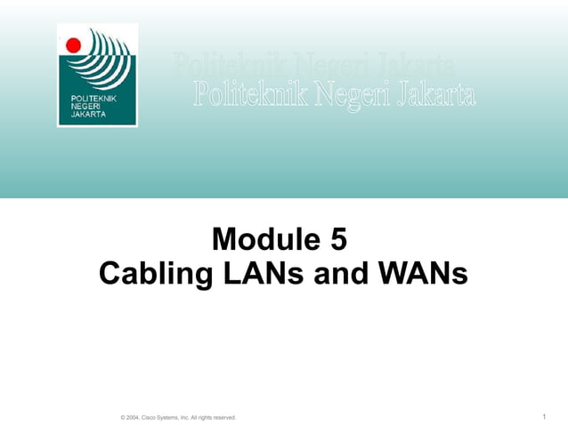 Cisco CCNA module 5 | PPT | Computer Networking | Computing