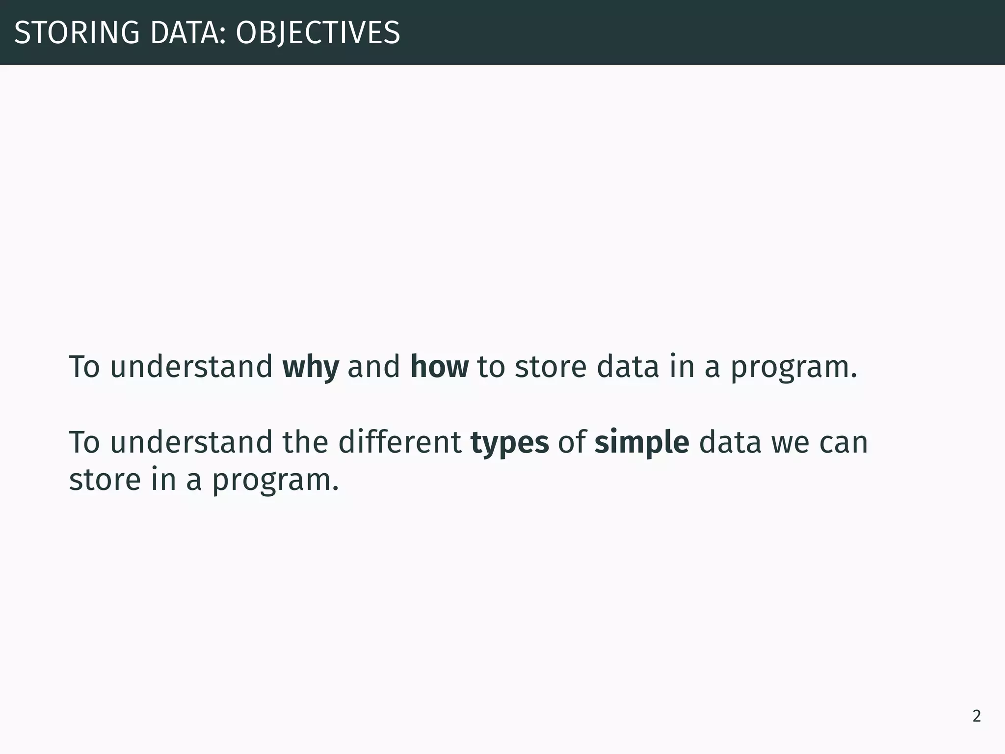 Programming In Java Storing Data Ppt 1161