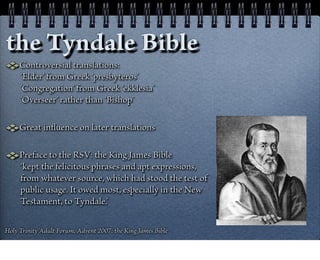 'Majesty and Light': the Legacy of the King James Bible | PDF