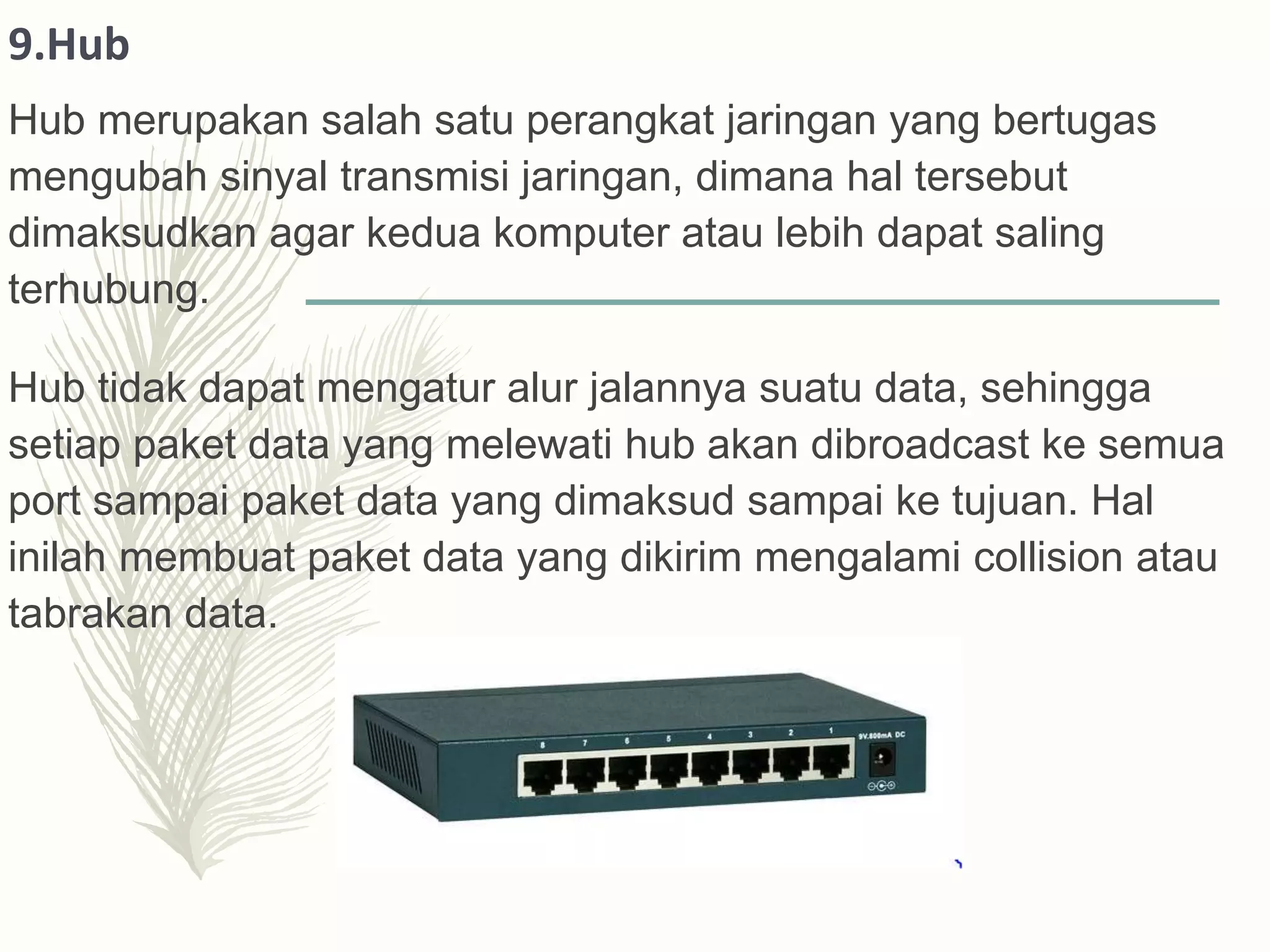 Perangkat Jaringan | PPTX