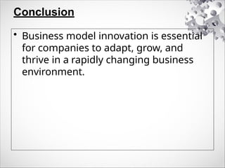 Introduction To Business Model Innovation | PPTX