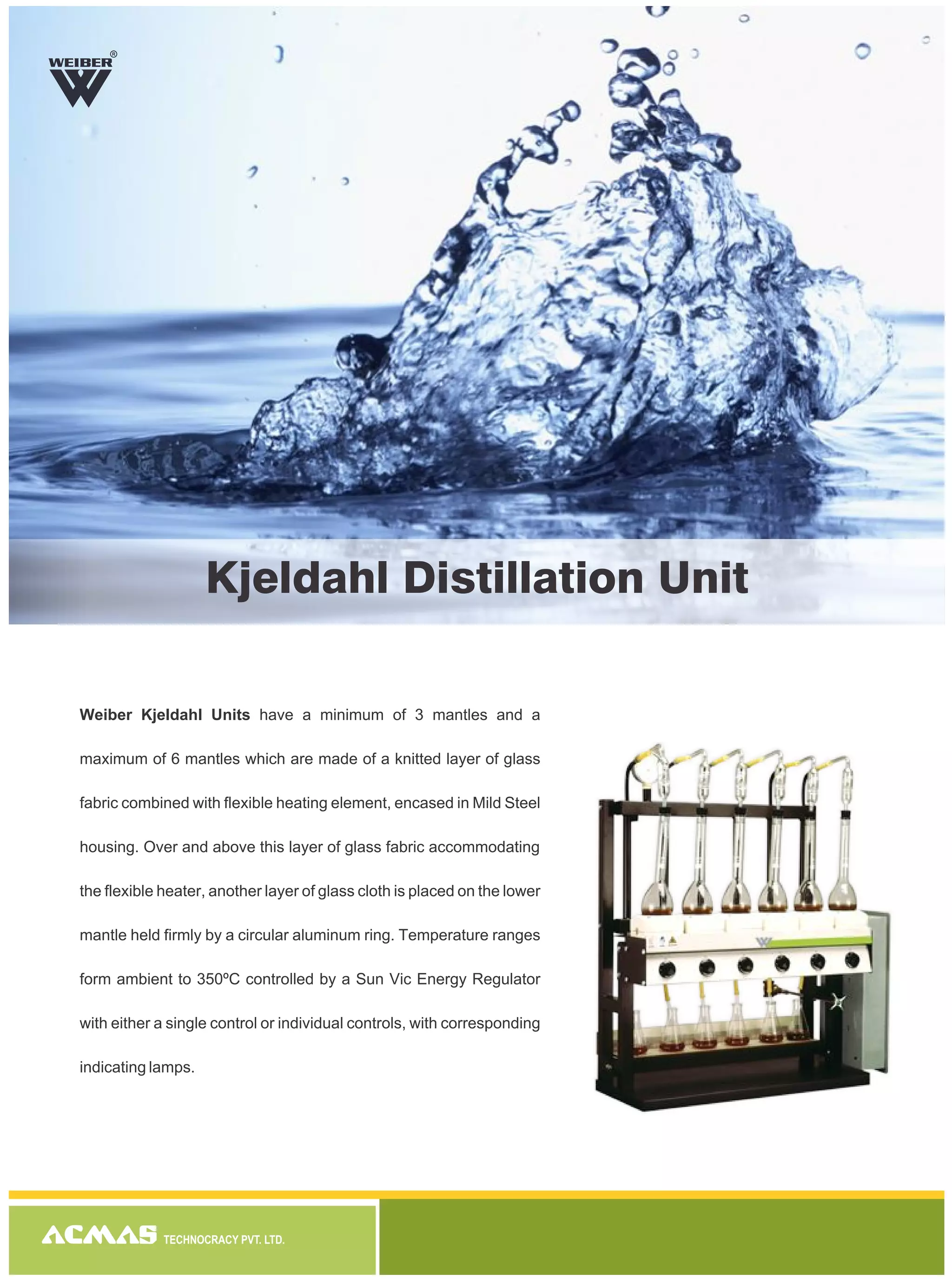 Kjeldahl distillation unit | PDF