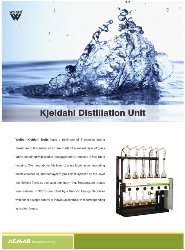 Kjeldahl distillation unit | PDF