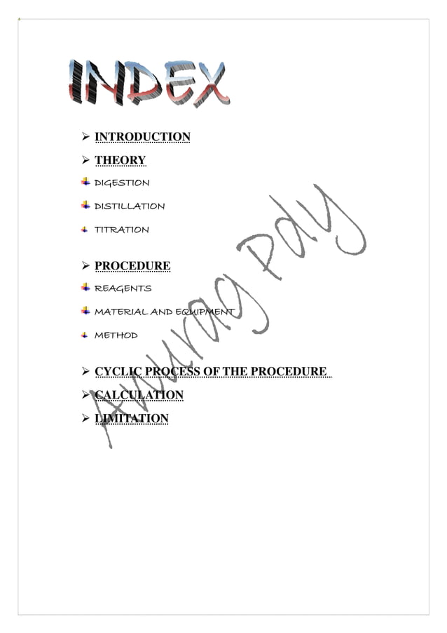 Kjeldhal method | PDF | Chemistry | Science