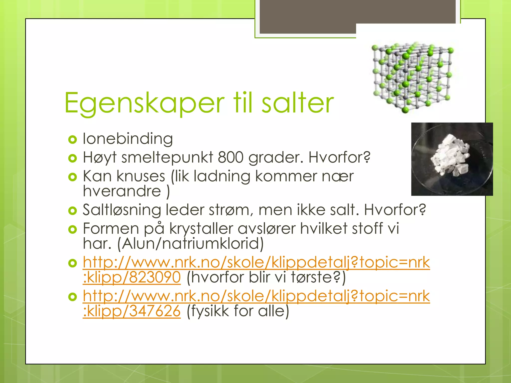 Kjemiske reaksjoner | PPTX